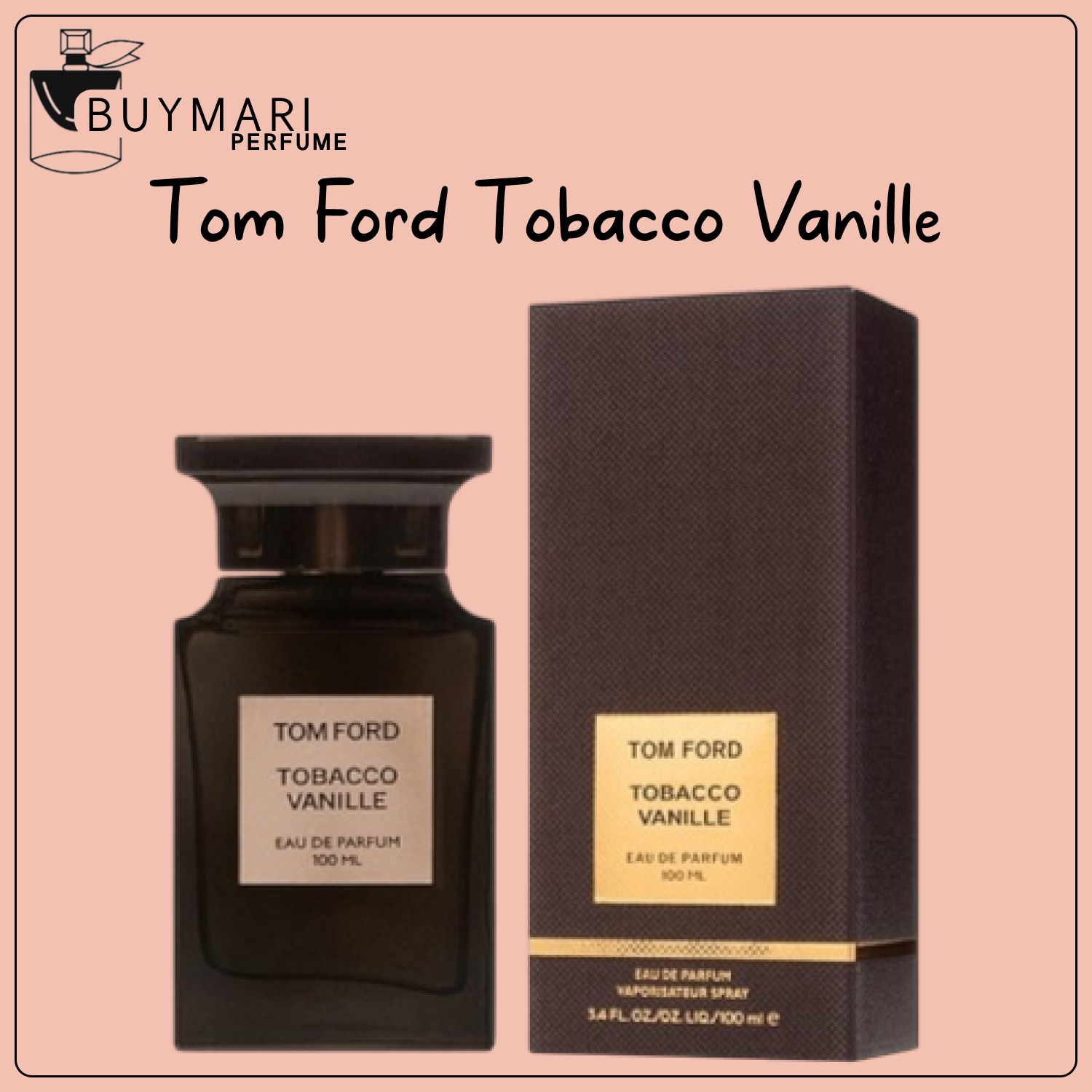 Парфюмерная вода Tom Ford "Tobacco Vanille", мужская, восточные ноты, 100 мл