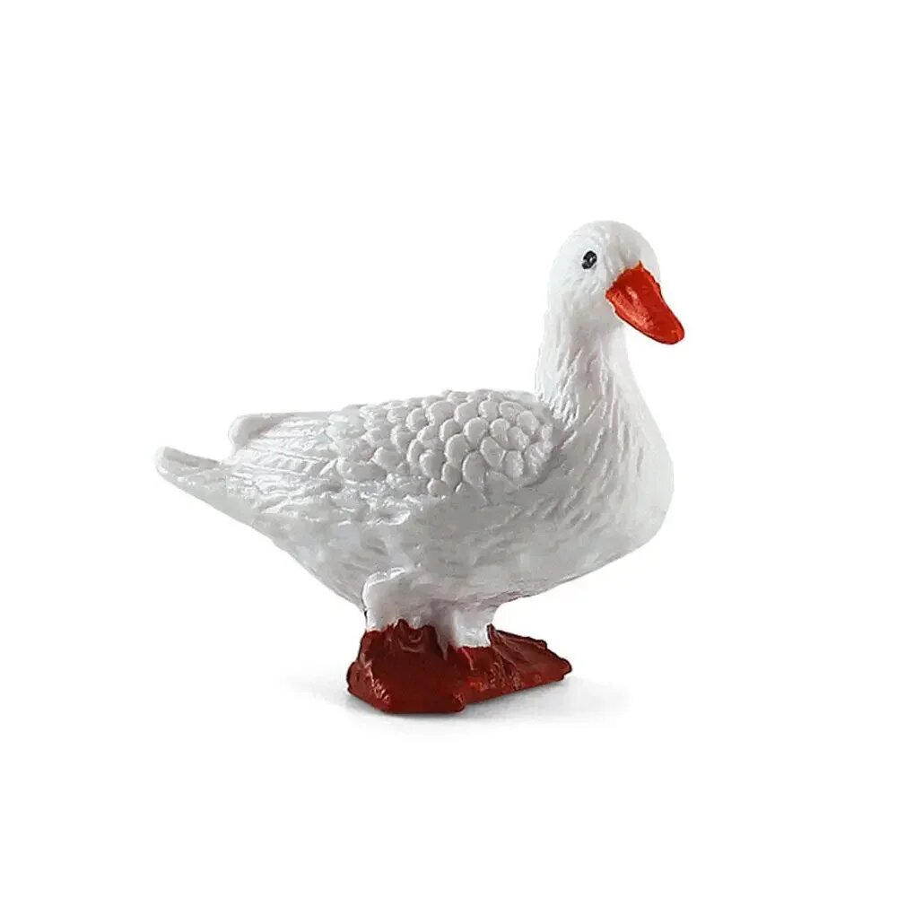 Мини-фигурка гуся, белый, 1-Duck