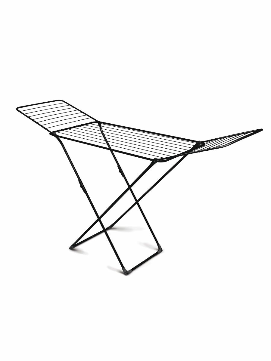 Сушилка для белья напольная 20 м СБ2/Ч (СБ2), Складная, Максимальная нагрузка до 17 кг, Черный