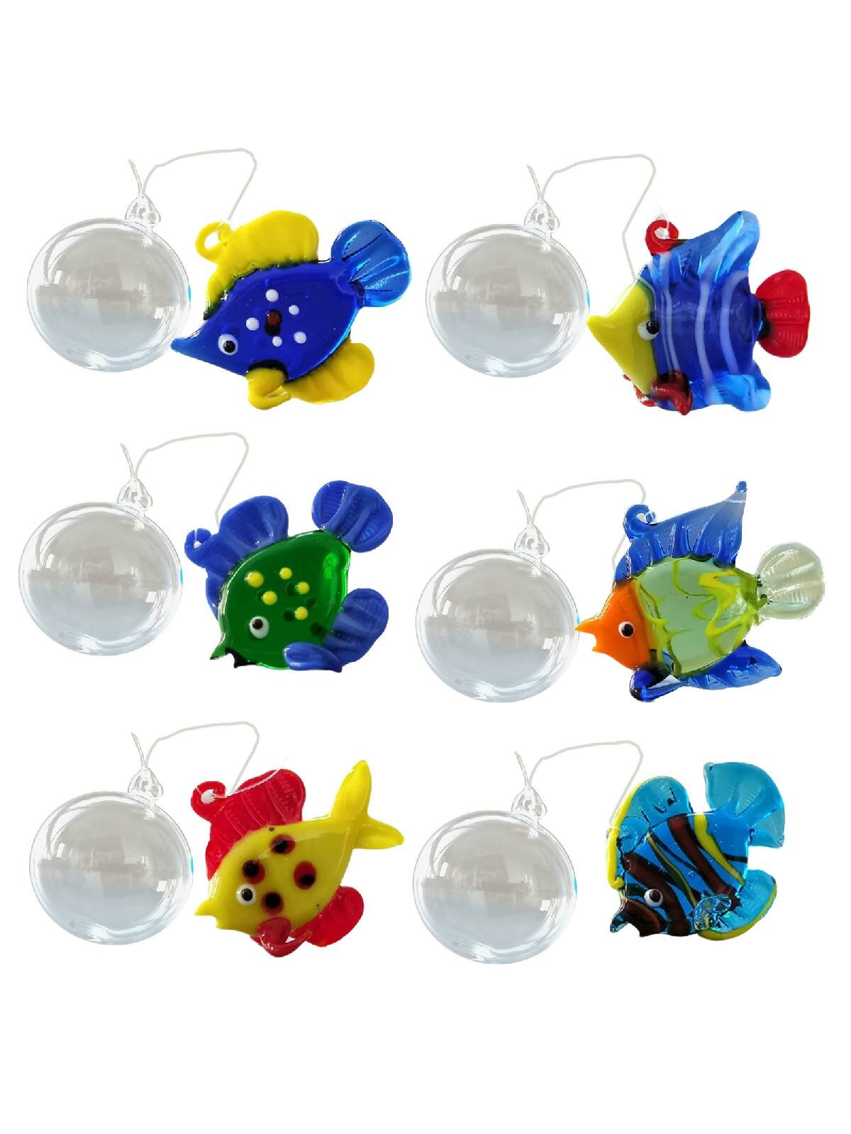 Декоративные подвесные декорации для аквариума с плавающими рыбками, брелок для автомобиля