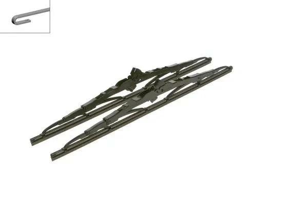 Стеклоочистители BOSCH 3397118610 Twin 400 мм, 400 мм, комплект, Daewoo Matiz 98-05, Honda Jazz 02-08, Toyota Yaris 99-05, VW Fox 05-