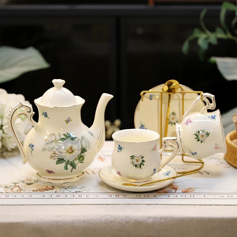 Керамический кофейник в стиле лайт-люкс, чайник, чайник для воды, керамический кофейник для пуровера, кофейная чашка,