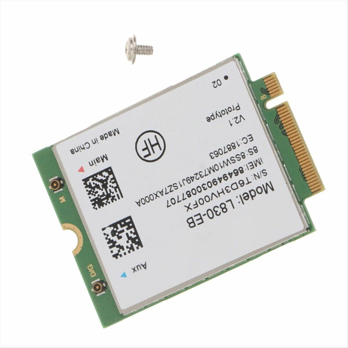 L830- 4G WiFi карта + антенный модуль для X280 T480 T580 P52S L480 L580 T490 T590 P53S T490S X390 L490 L590