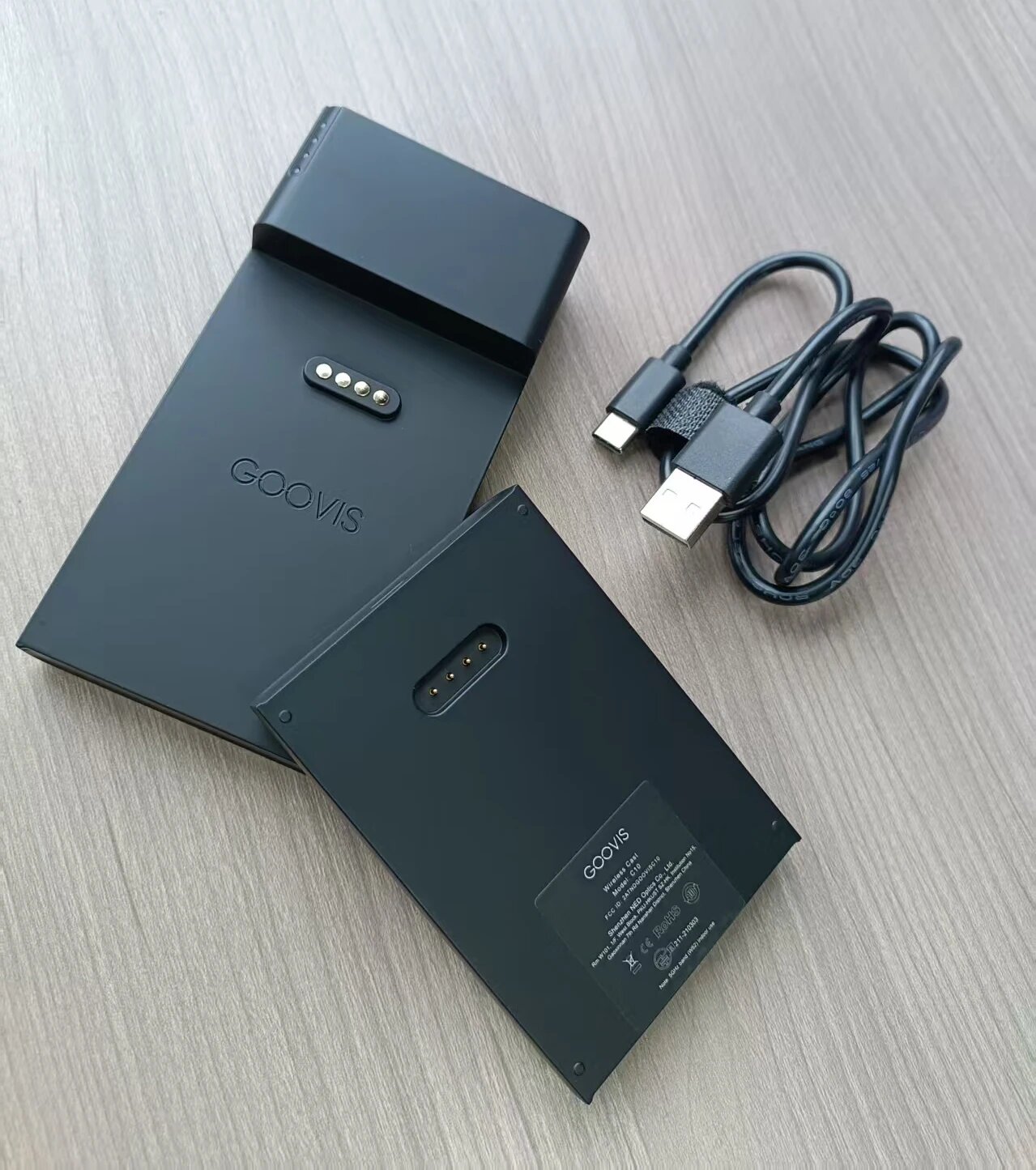 Устройство Goovis Cast, обновленное до 5900 мАч Goovis Wireless Cast, обновленный беспроводной экранный проектор для литья в дороге