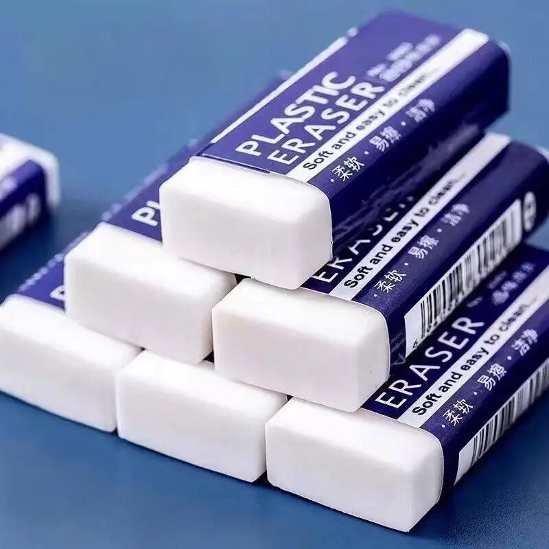 Белые ластики из ПВХ
