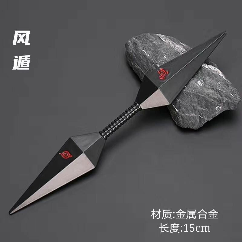 Товары по аниме Наруто, модель ножа Асумы, игрушка из сплава металла, оружие Орочимару, великий меч, драконий клинок