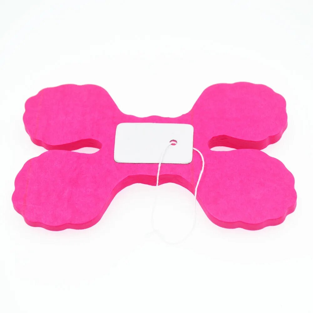 Многоцветная бумажная гирлянда клевера parehope Розовый, 1 pack, rose red