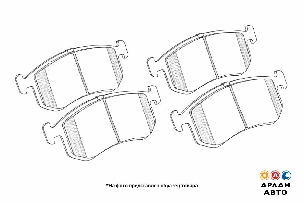 Колодки тормозные 2335500 Audi A4 (B6/B7), A6 (C5), Allroad; Seat Exeo передние