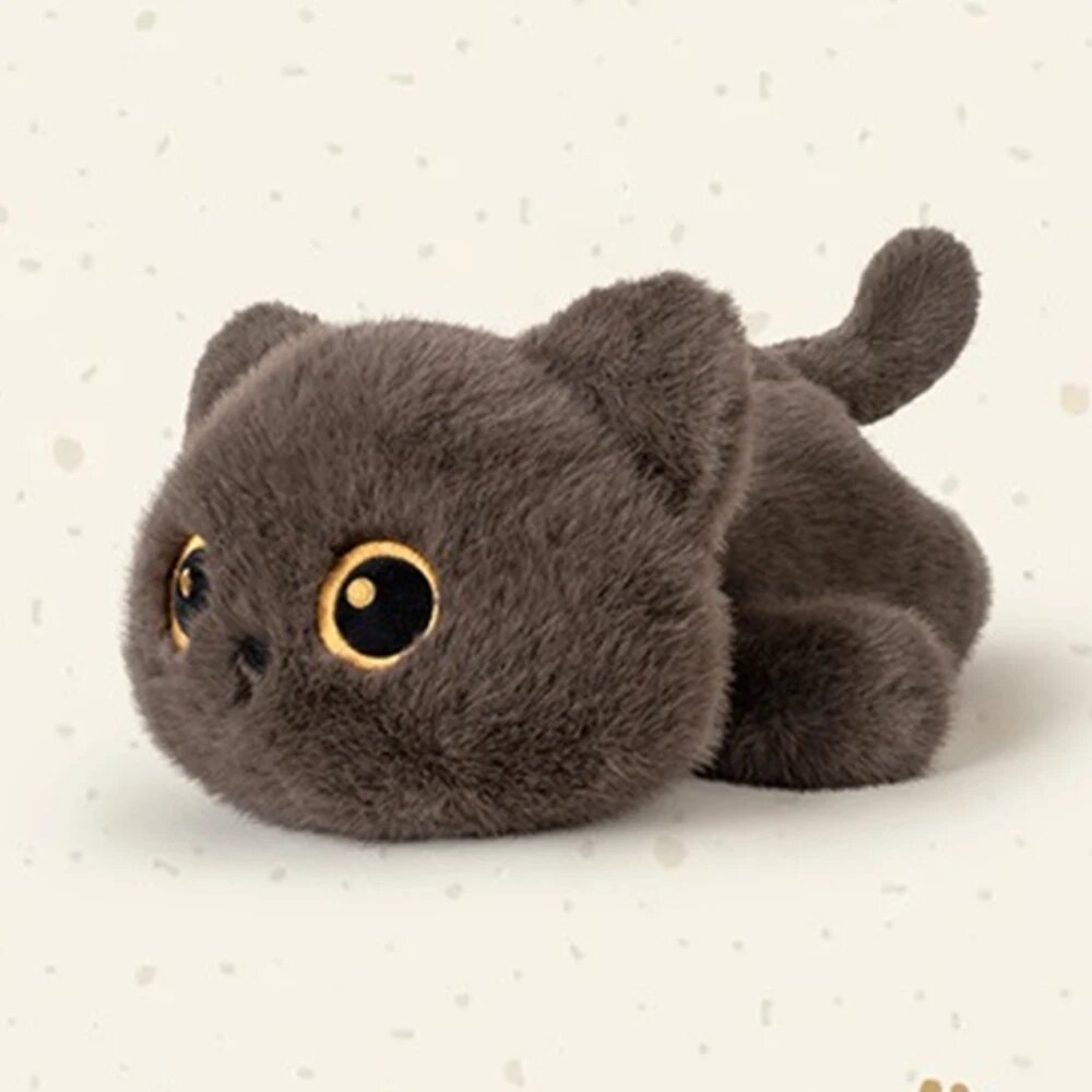 Мягкая игрушка кошка серая Molutian, 25 см