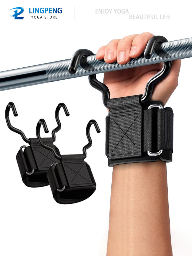 Крюки для турника на руки комплект 2 шт, крюки для тяги и подтягиваний