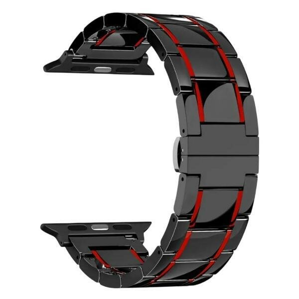Ремешок для смарт часов LYAMBDA LIBERTAS для Apple Watch 38/40/41 mm Black/Red