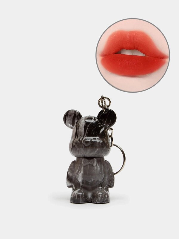 Помада тинт для губ брелок "Мишка" для девочек, подарок