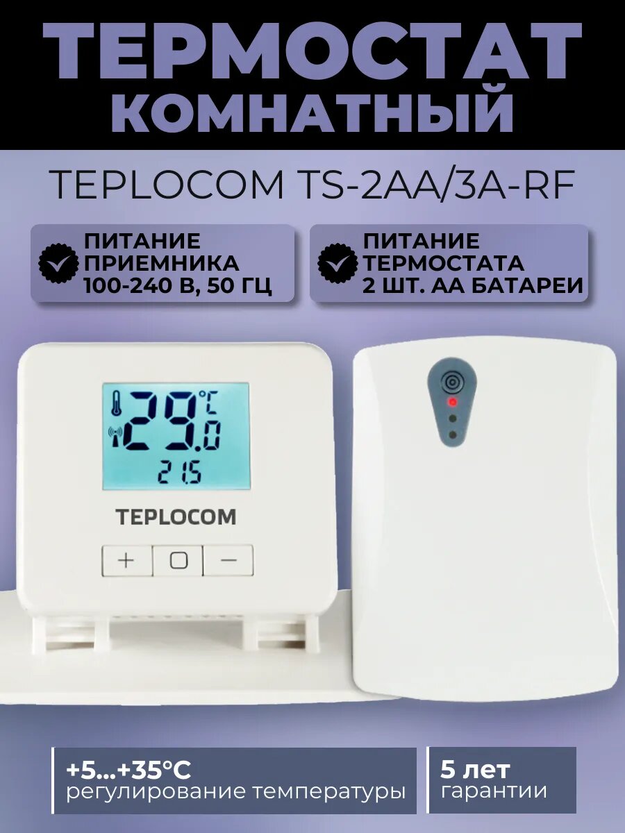 Термостат комнатный TS-2AA/3A-RF