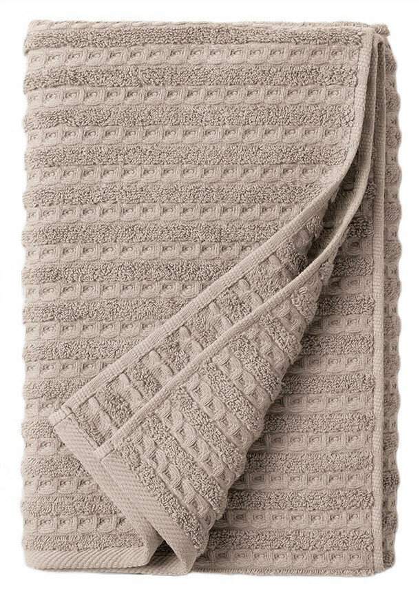 Полотенце Verossa Pique Texture Кофе махровое 430г, 70 x 140см