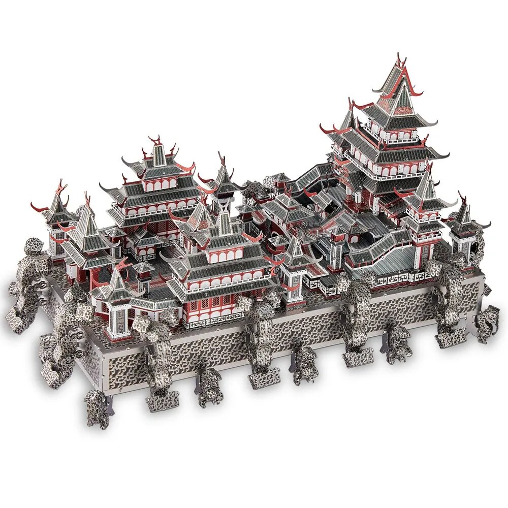 Piececool Металлические 3D-модели для взрослых Sky Royal Palace Пазл Модель Наборы для праздничных подарков