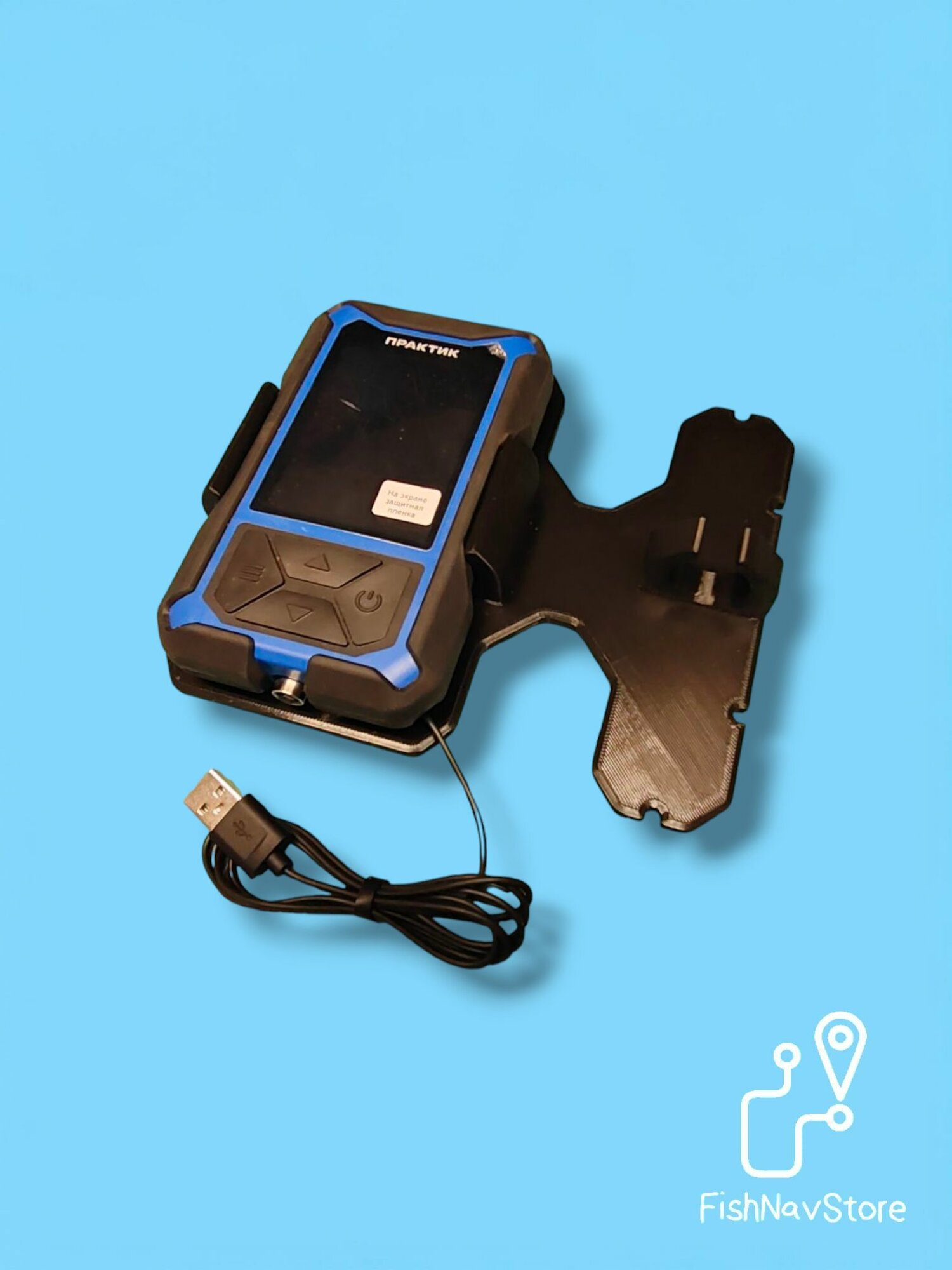 Крепление для эхолота Практик 8 макс под трипод и экшн аксессуары, черный