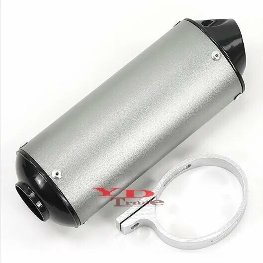 Эксклюзивный бесшумный глушитель 38 мм для питбайков и ATV 125cc, 140cc, 150cc, 160cc совместим с Pitster, GPX, BSE, KAYO, Motard