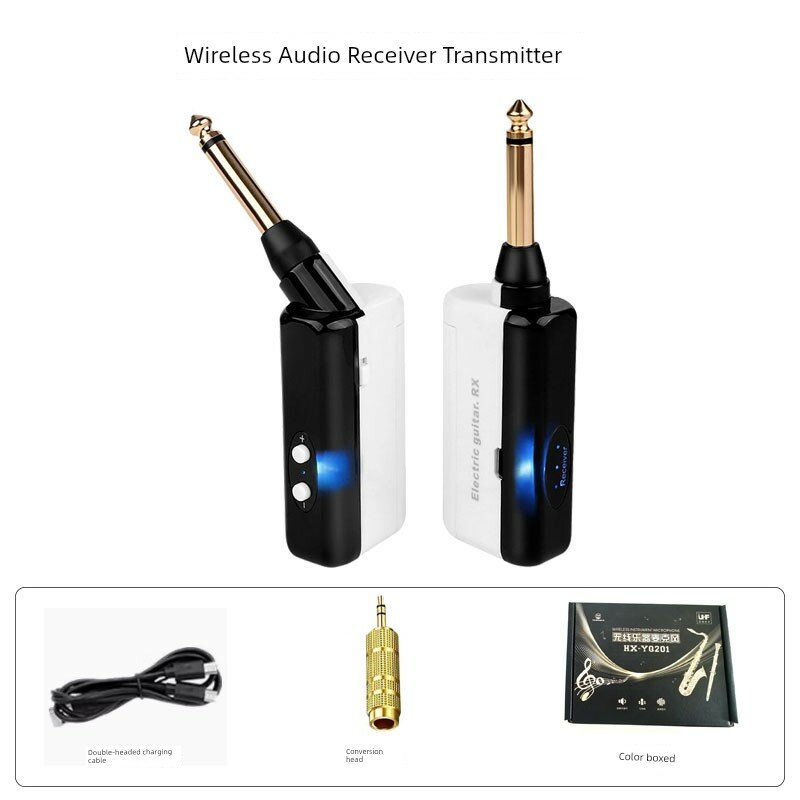 Беспроводной Bluetooth аудио передатчик и приемник для музыкальных инструментов, цветная подарочная упаковка, идеально