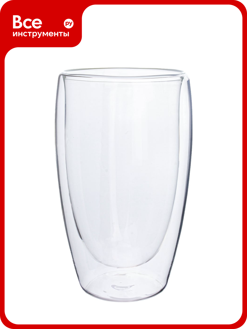 Термобокал ND Play с двойными стенками, в подарочной упаковке, 450 мл, стекло 296704