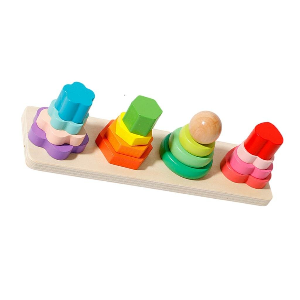 Деревянный сортер геометрических фигур