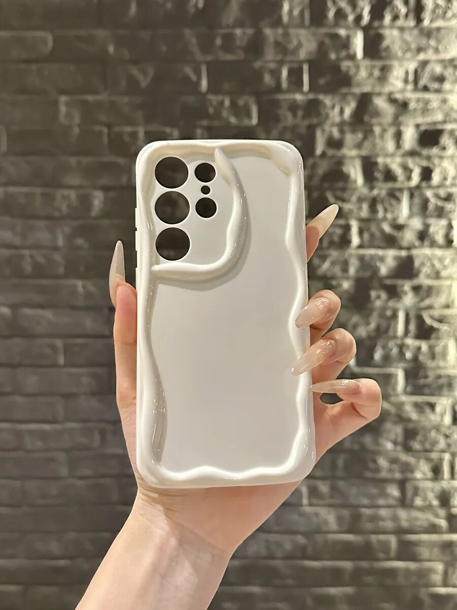 Чехол О'Кейси, для Samsung Galaxy S24 Ultra, с защитой камеры, белый