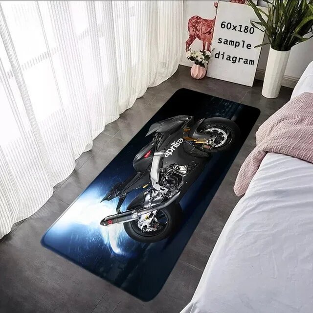 Коврик для мотоцикла A-Aprilia, придверный коврик, противоскользящий коврик, домашний коврик, украшение для кухонного коридора.