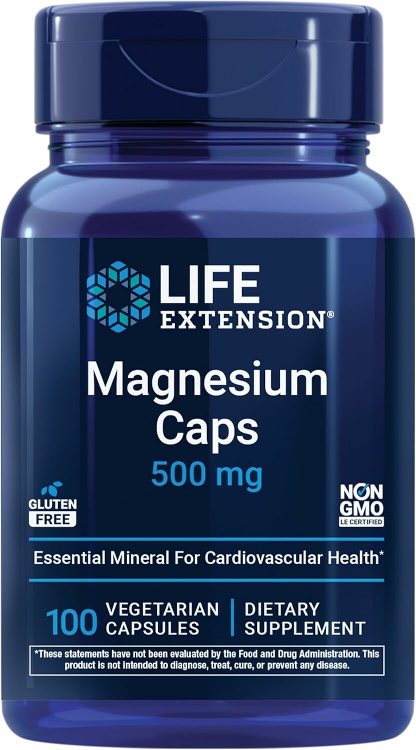 Life Extension Magnesium 500 mg 100 veg capsules (магний)