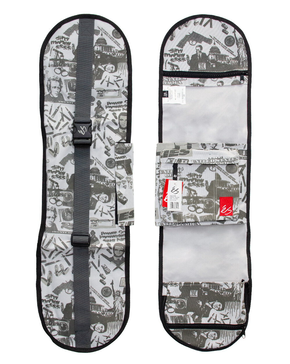 Чехол для Скейтборда Es Carryon 1.0 MNS Grey