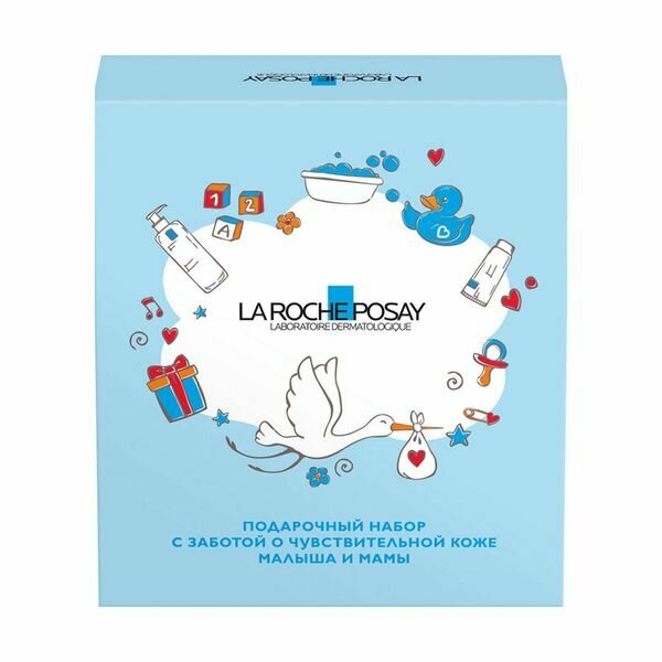 Набор La Roche Posay/Ля рош позе: Масло Lipikar АР+ фл. 400мл+Молочко Light Lipikar 400мл+Бальзам В5+ Cicaplast туба 15мл+Игрушка