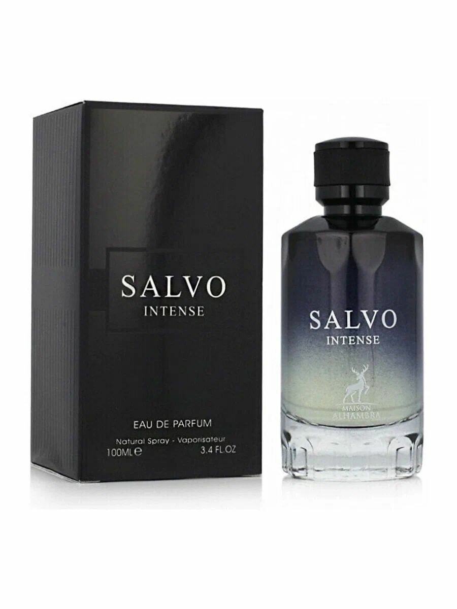 Парфюмерная вода "Salvo Intense" Maison Alhambra, восточный древесный, мужской, 100мл
