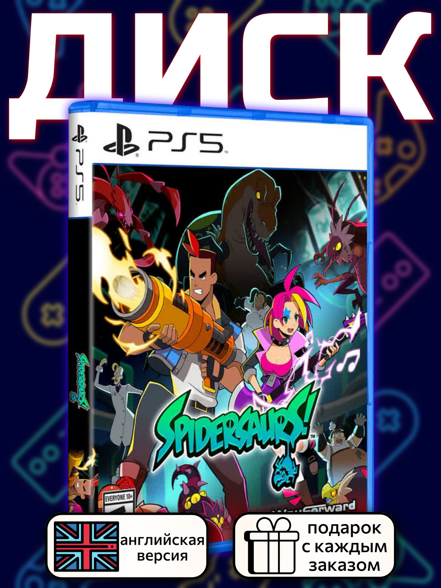 Игра Spidersaurs (Limited Run #046), для PlayStation 5, английская версия