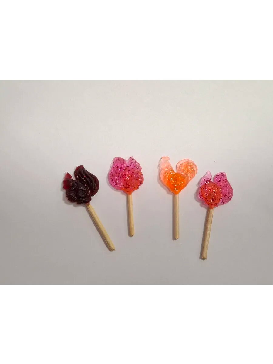 Набор миниатюр 4 шт "Леденец" микс для ватной игрушки