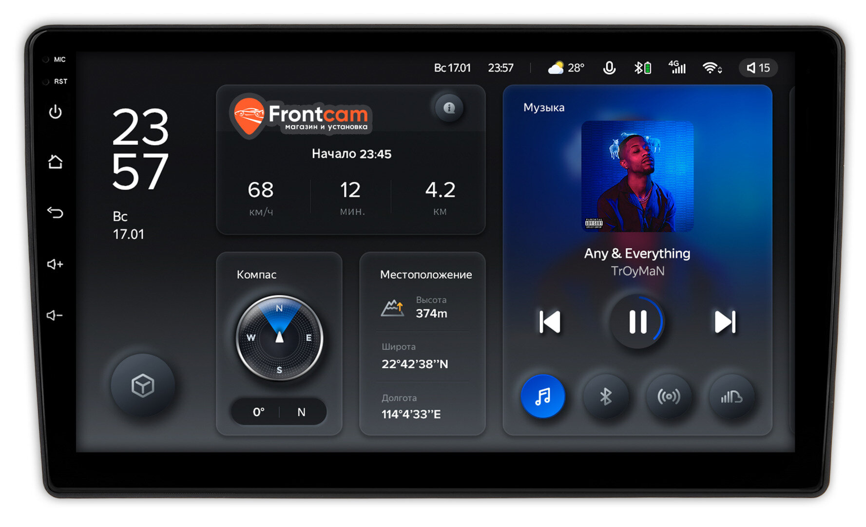 Штатная магнитола Teyes X1 WIFI 2/32 10" RM-10-1130 Dodge Avenger, Caliber, Grand Caravan, Challenger, Charger, Durango, Journey, Magnum, Nitro, RAM 4