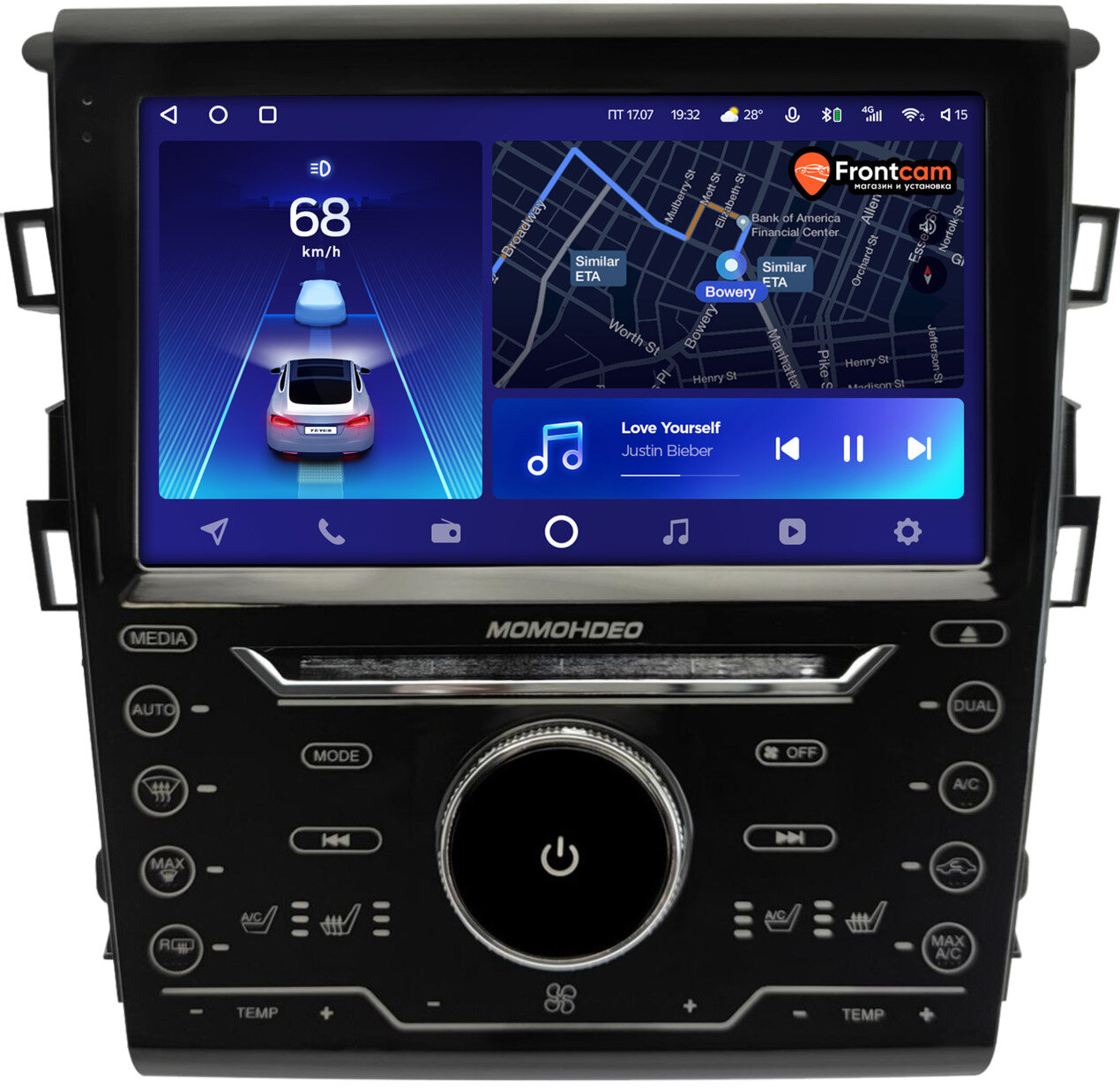 Штатная магнитола Ford Mondeo 5 2014-2023, Fusion 2 (North America) 2012-2016 (авто с Sony) Teyes CC2 PLUS 4/32 9" RM-9-0085 Android 10 (4G-SIM, DSP,