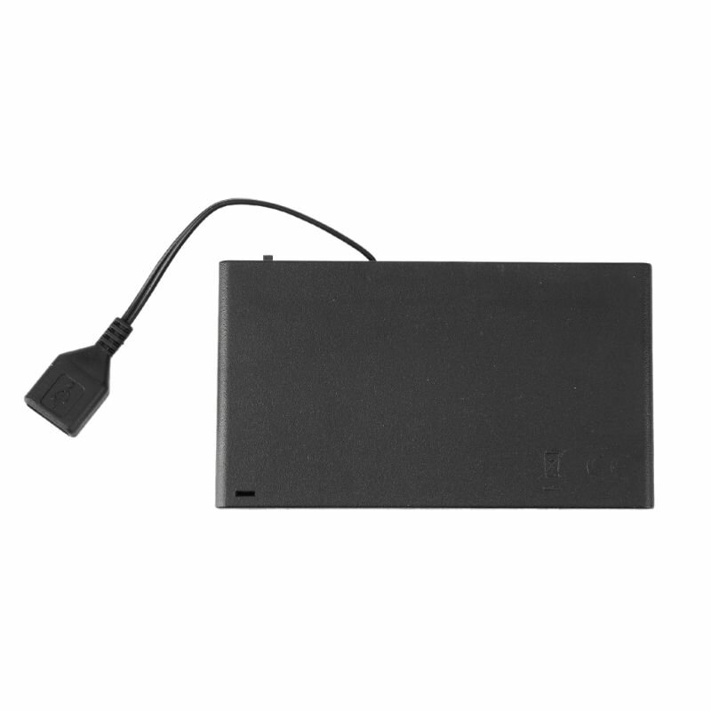 (1шт) батарейный блок 2/3/4/6/8 USB AA с переключателем на крышке-8шт