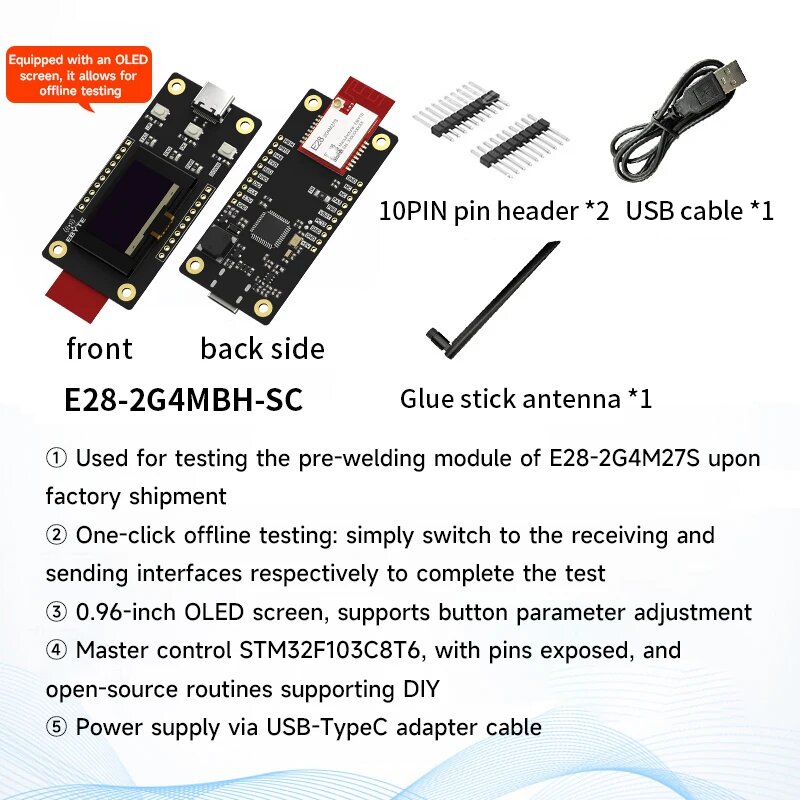 Беспроводной радиомодуль EBYTE E28 Series SX1281 E28-2G4MBH-SC