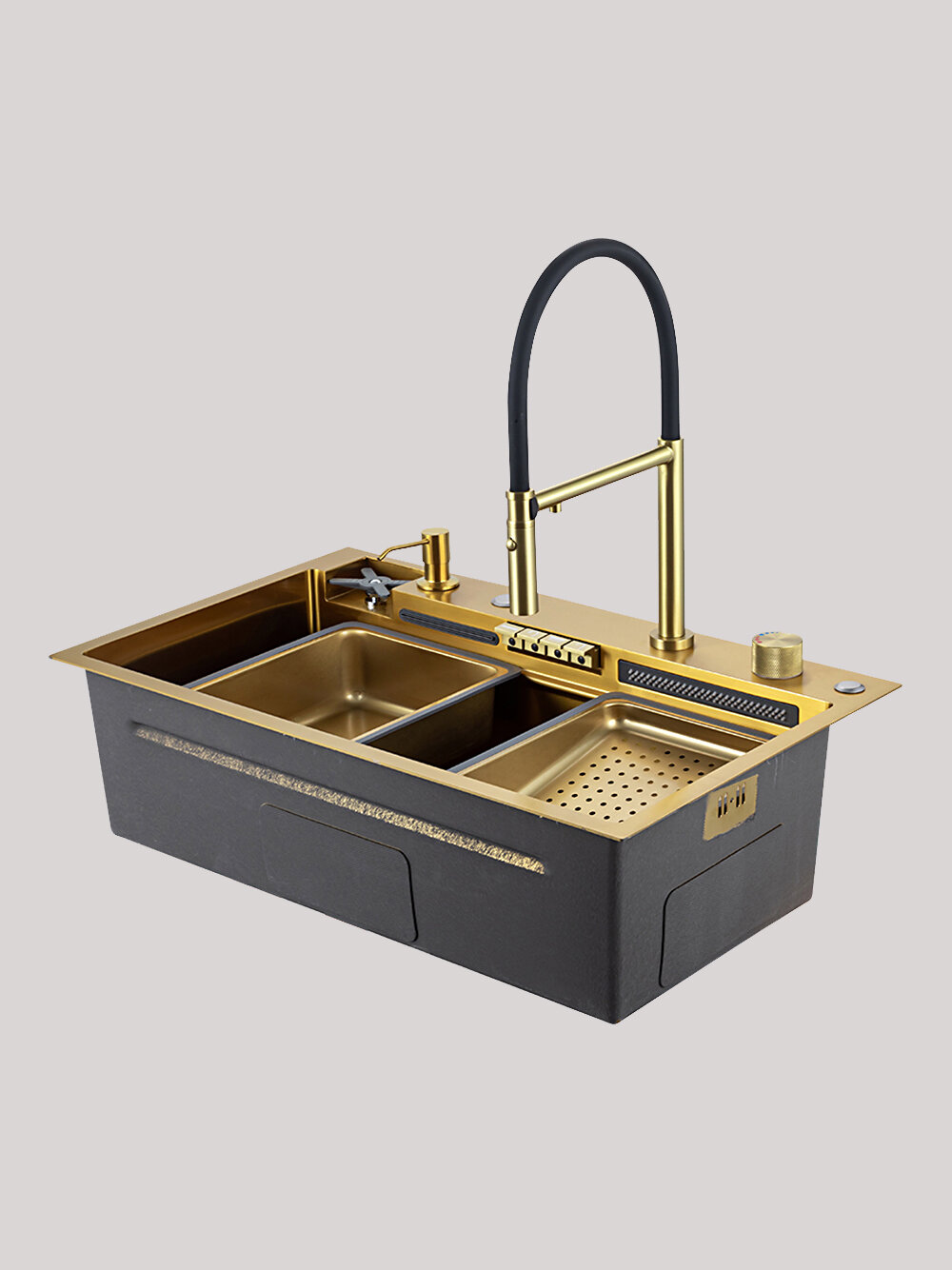 Многофункциональная мойка для кухни Gappo GS7547-13