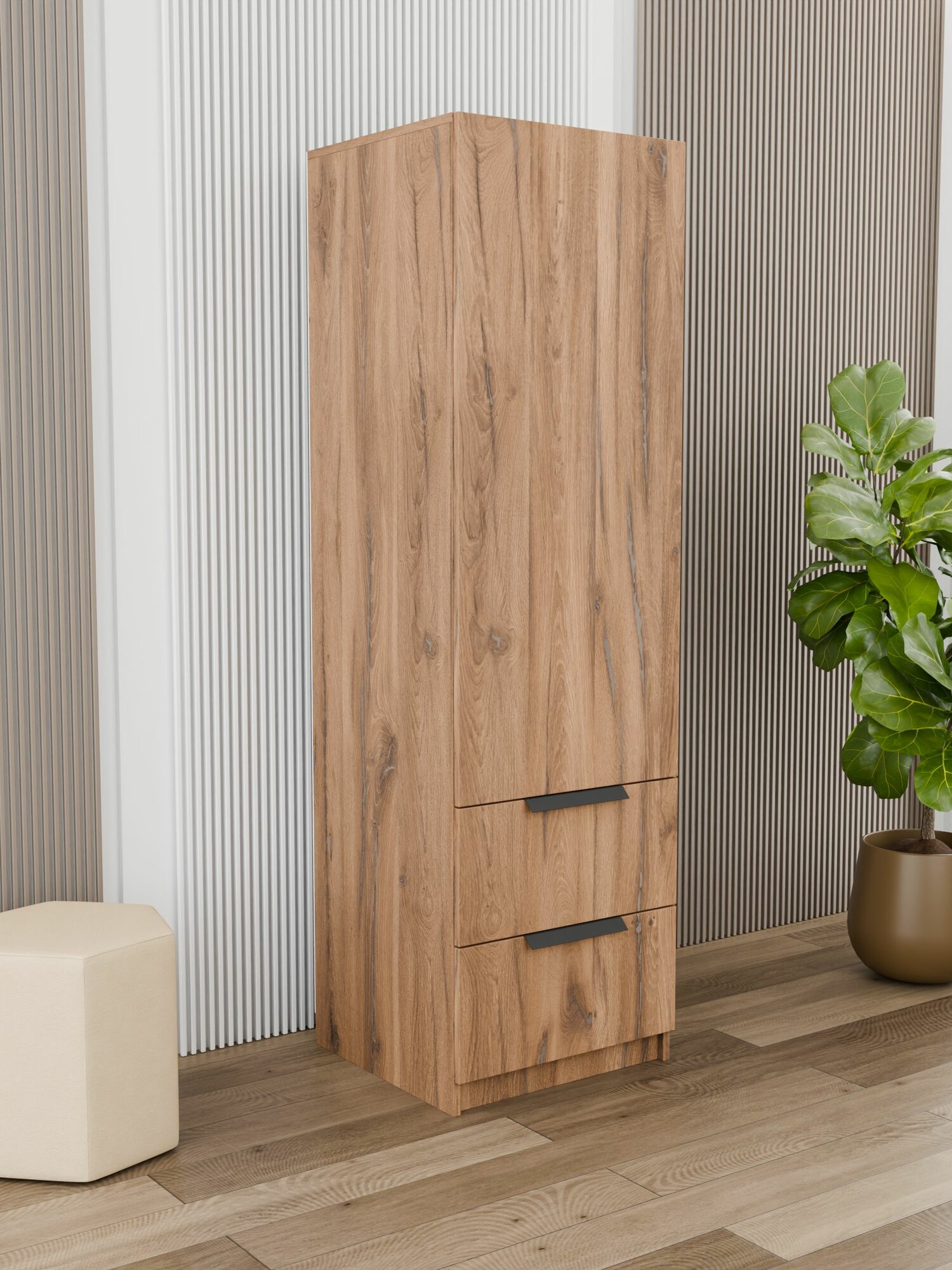 Изумлит Шкаф-пенал Компакт 170х50х49 см, юстус