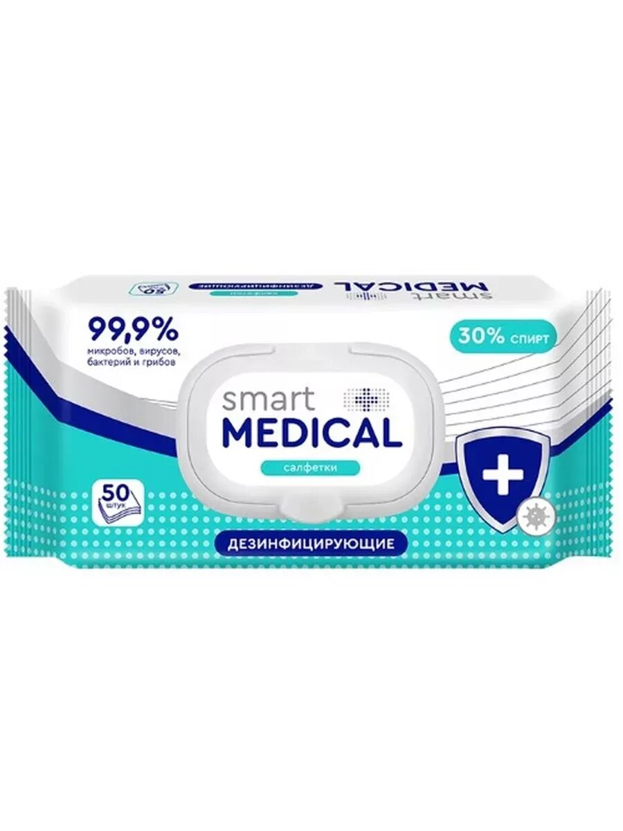 Medical Smart Салфетки Дезинфицирующие N50 - 2 шт.