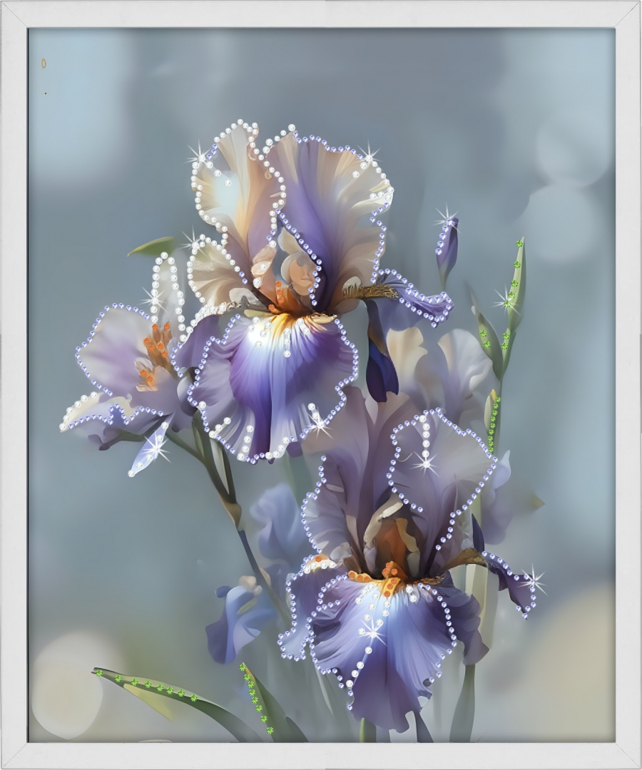 Картина «Сон, сотканный из нежности» с кристаллами Swarovski, 30х40 см