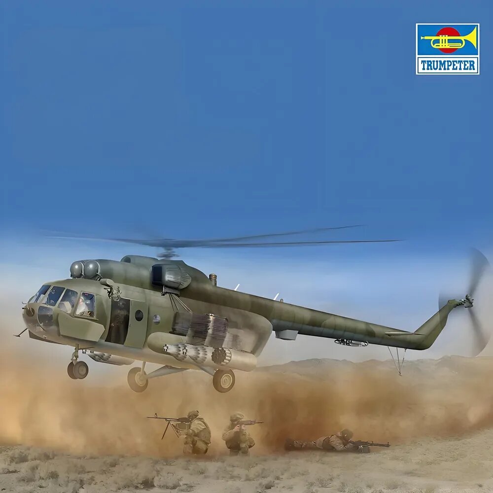 Trumpeter 05815 1/48 Вертолет Ми-8 Бегемот - Сборная модель военной техники