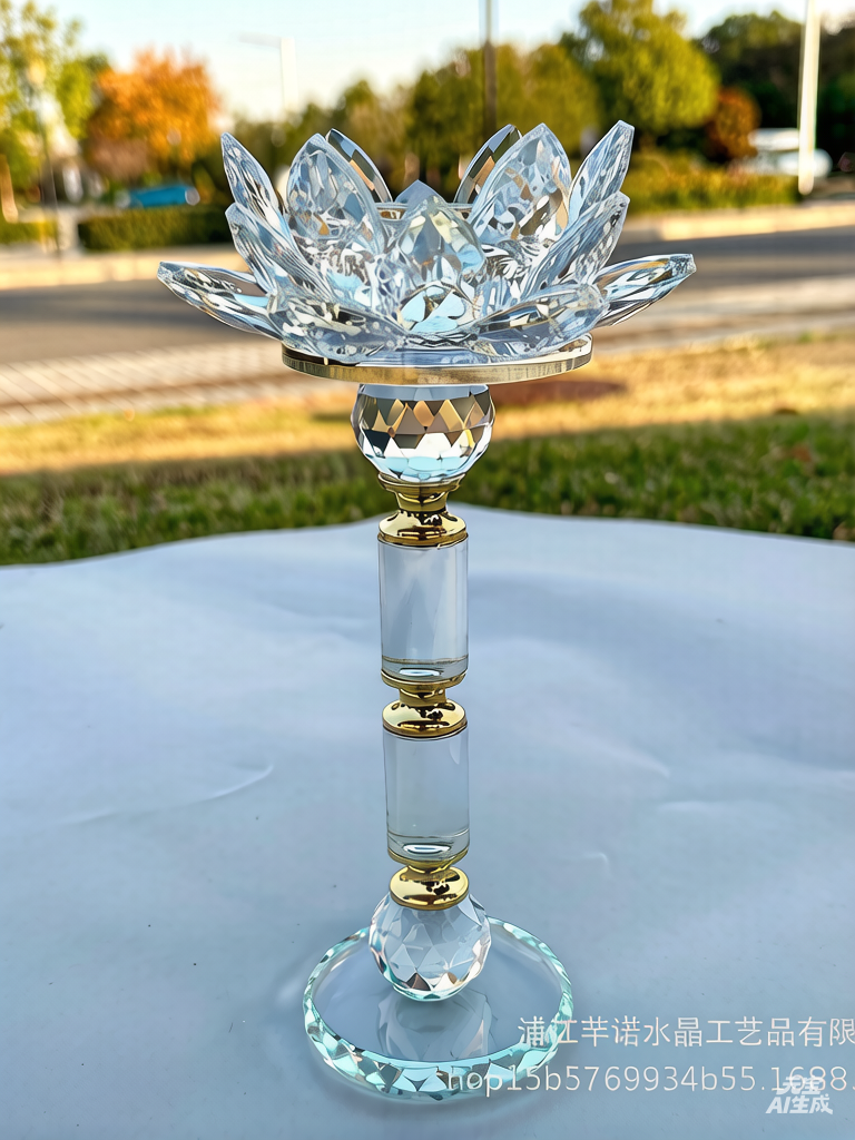 Хрустальный канделябр в европейском стиле, высокая подставка для свечей, из сплава металла, для дома и декора