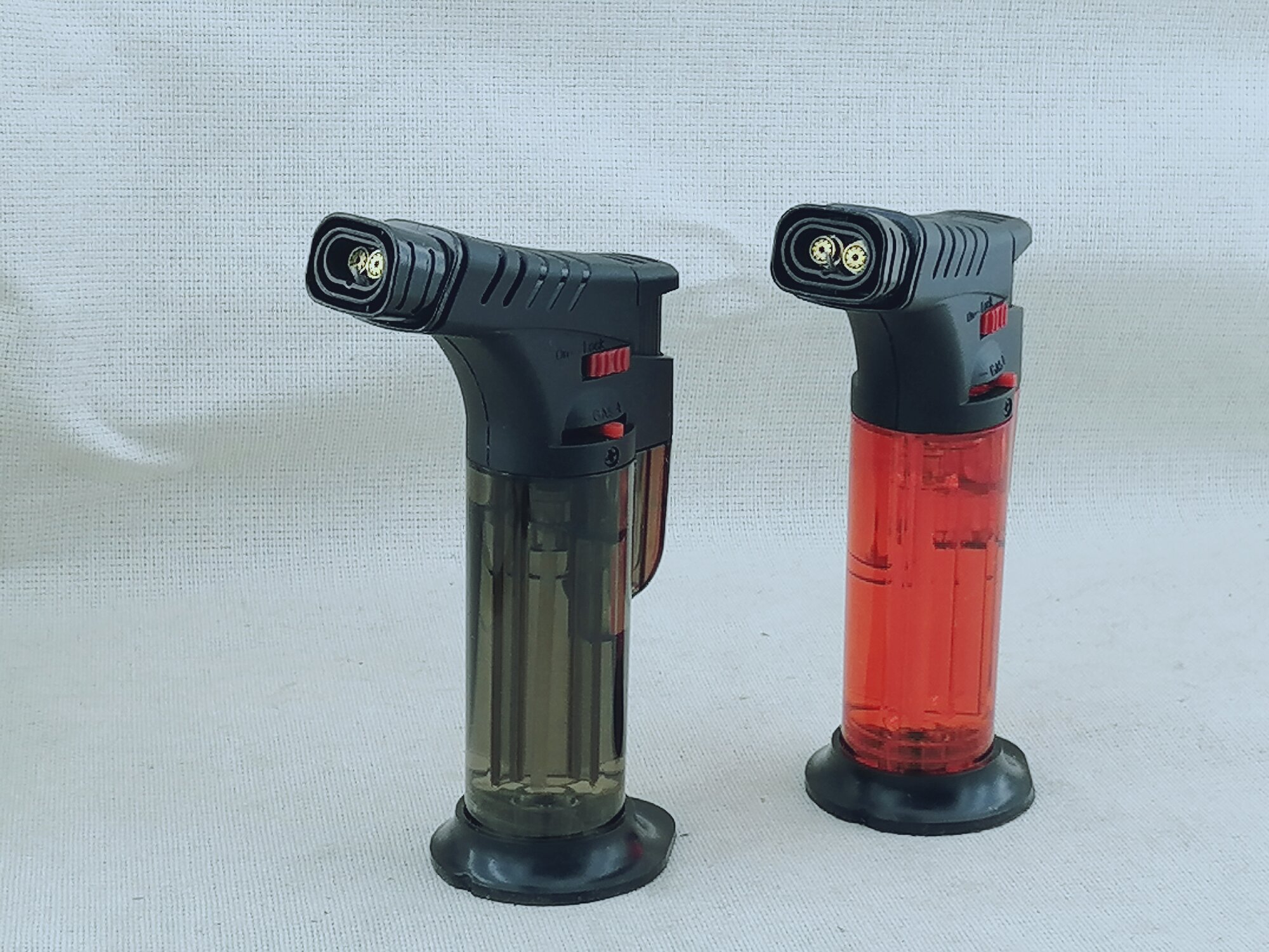 Зажигалка туристическая, горелка для камина, для мангала два сопла, 1 ШТ, Без газа, НЕ заправлена