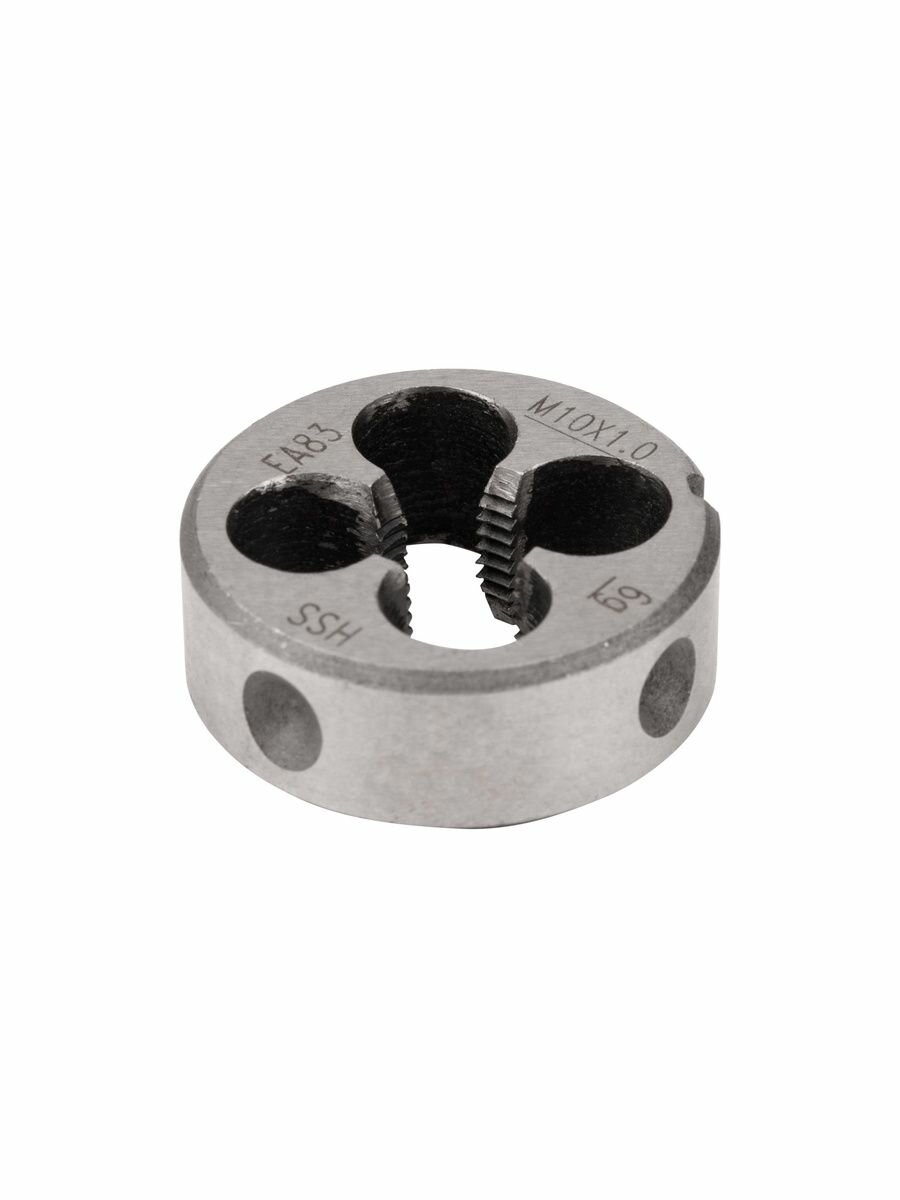 Плашка M10х1.0 мм, диаметром 30 мм NORGAU Industrial метрическая, для нарезания резьбы с мелким шагом и углом профиля 60 мм, по DIN223, HSS, 6G