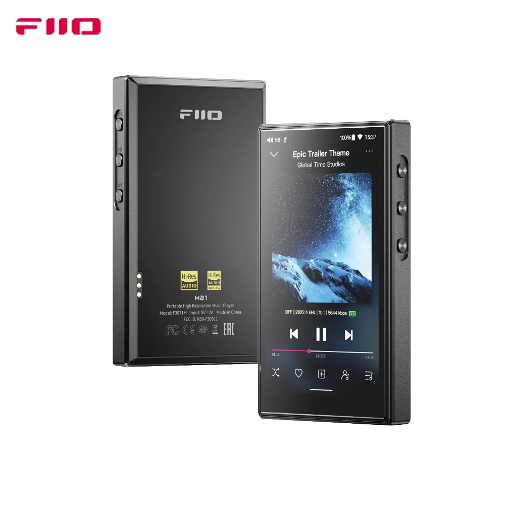 Fiio M21 MP3-плеер Hi-Res HI FI Музыкальный Плеер С Высоким Качеством Звука И Длительным Временем Автономной Работы