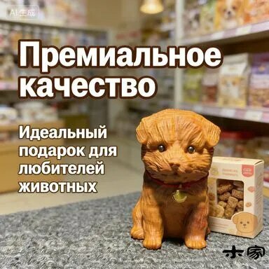 Сувенирная Эбеновый бегемот, высота 3.8 см, длина 8.9 см