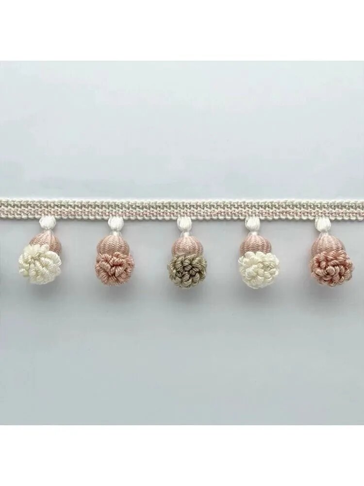 Тесьма с помпонами для штор 1 метр, кружевная бахрома с подвесками, декоративная лента для DIY и украшения интерьера