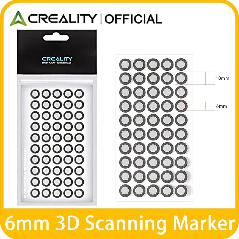 Creality Маркеры для 3D-сканирования 6.0 мм 1000 шт 250 dots