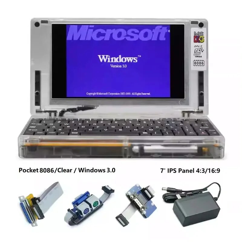 Мини-ПК SZBOX Pocket 8086 DOS-компьютер с Windows 3.0 EU