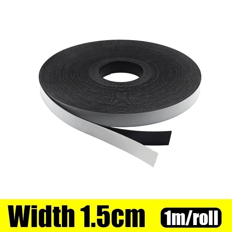 Магнитная лента резиновая самоклеящаяся 1M- (1 roll), Width 1.5cm